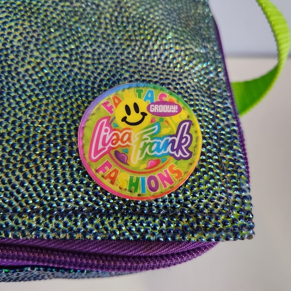 Lisa Frank | Other | Vintage 9s Lisa Frank Iridescent Groovy Lunch Bag ...